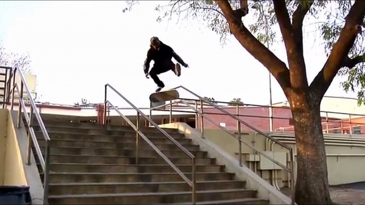 PERFECT 360 Flip Tail Grab 13 Stair!! - WTF! - Vinnie Banh - YouTube