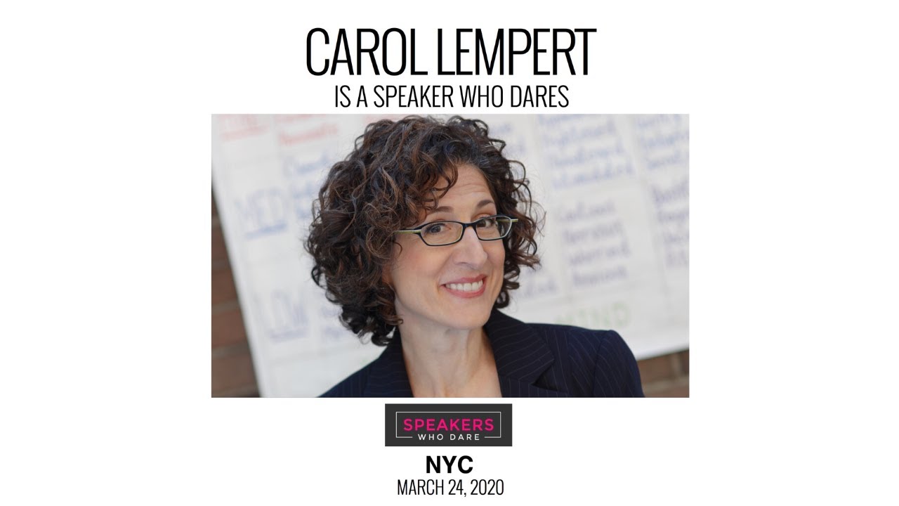 Turn Stage Fright into Stage Might / Carol Lempert / Speakers Who Dare ...