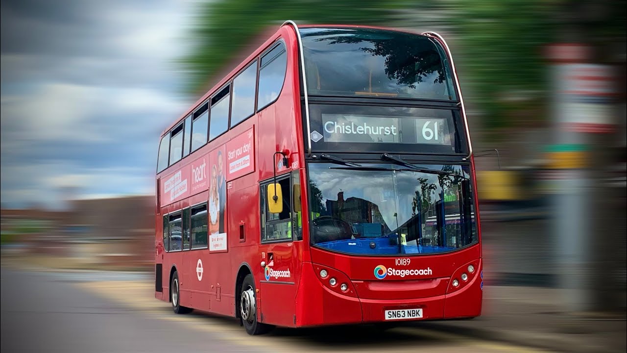 FRV: Bus Route 61 | Bromley North - Chislehurst (10189/SN63NBK) - YouTube