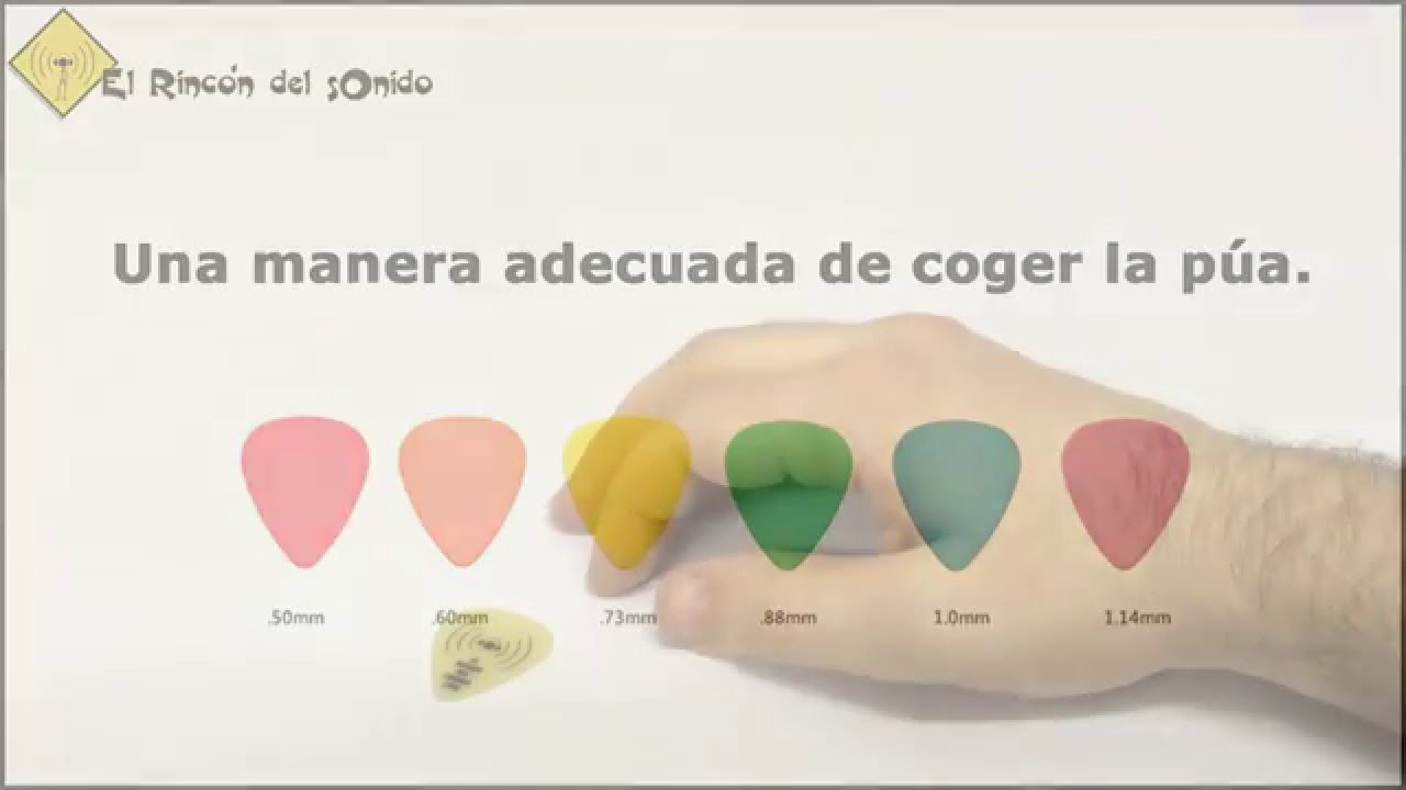 TGE P0 1 - Una manera adecuada de coger la púa - YouTube