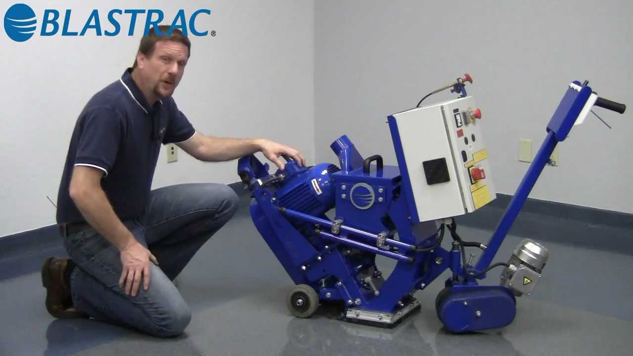 Blastrac 1-8DPS30 shot blaster information video - YouTube