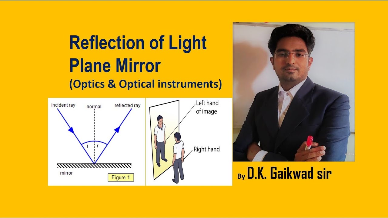 L-1. Reflection of light & plane mirror , Ray Optics - YouTube