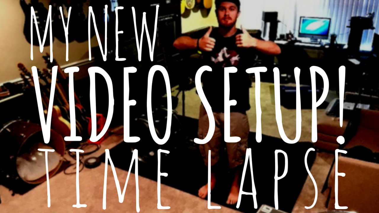 My New Video Setup! (Time Lapse) - YouTube