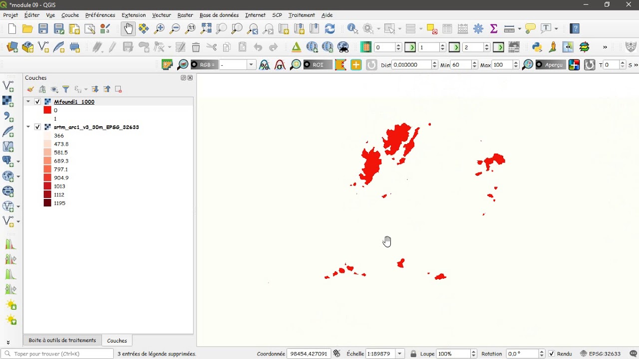 Module 9: Utilisation d'un masque dans QGIS - YouTube