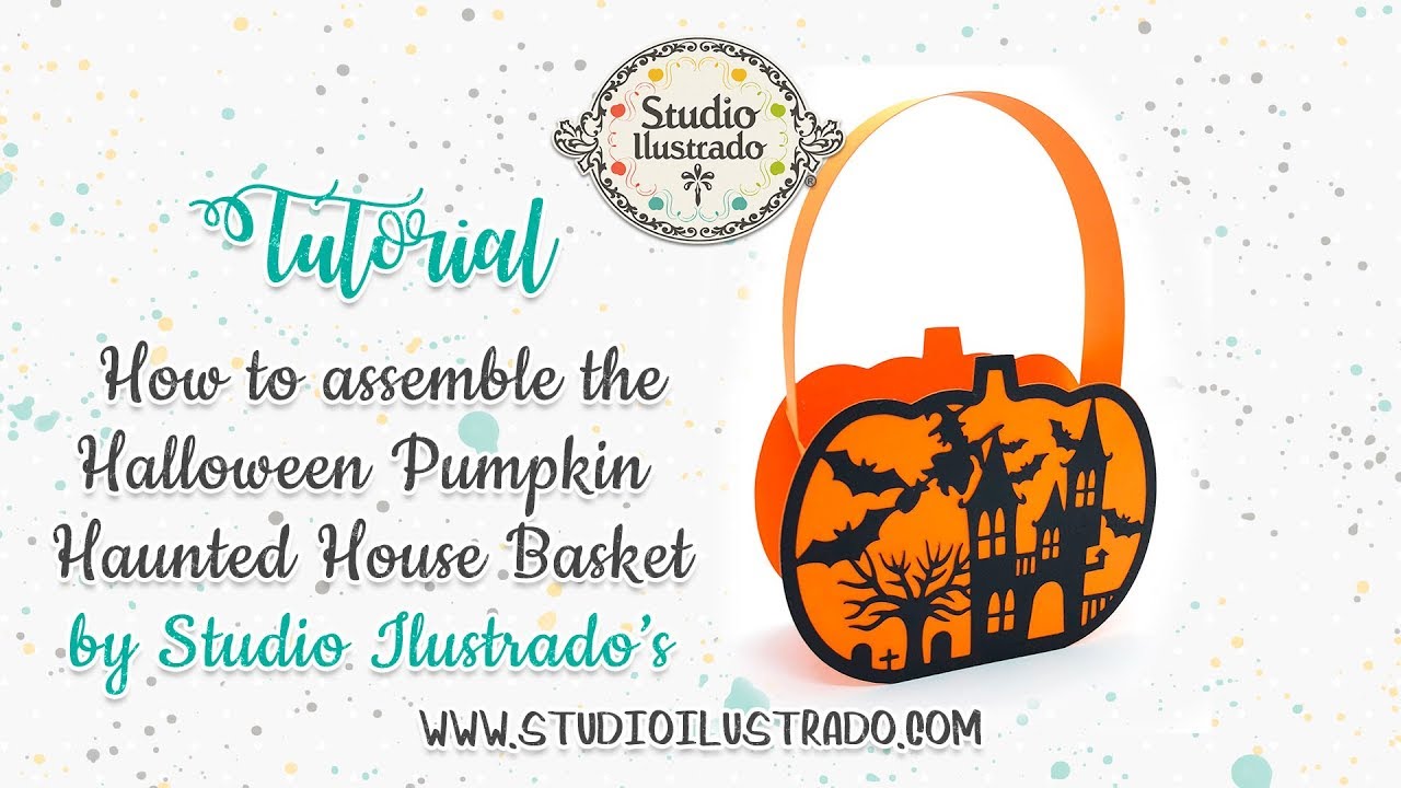 How to assemble the Halloween Pumpkin Haunted House Basket by Studio ...