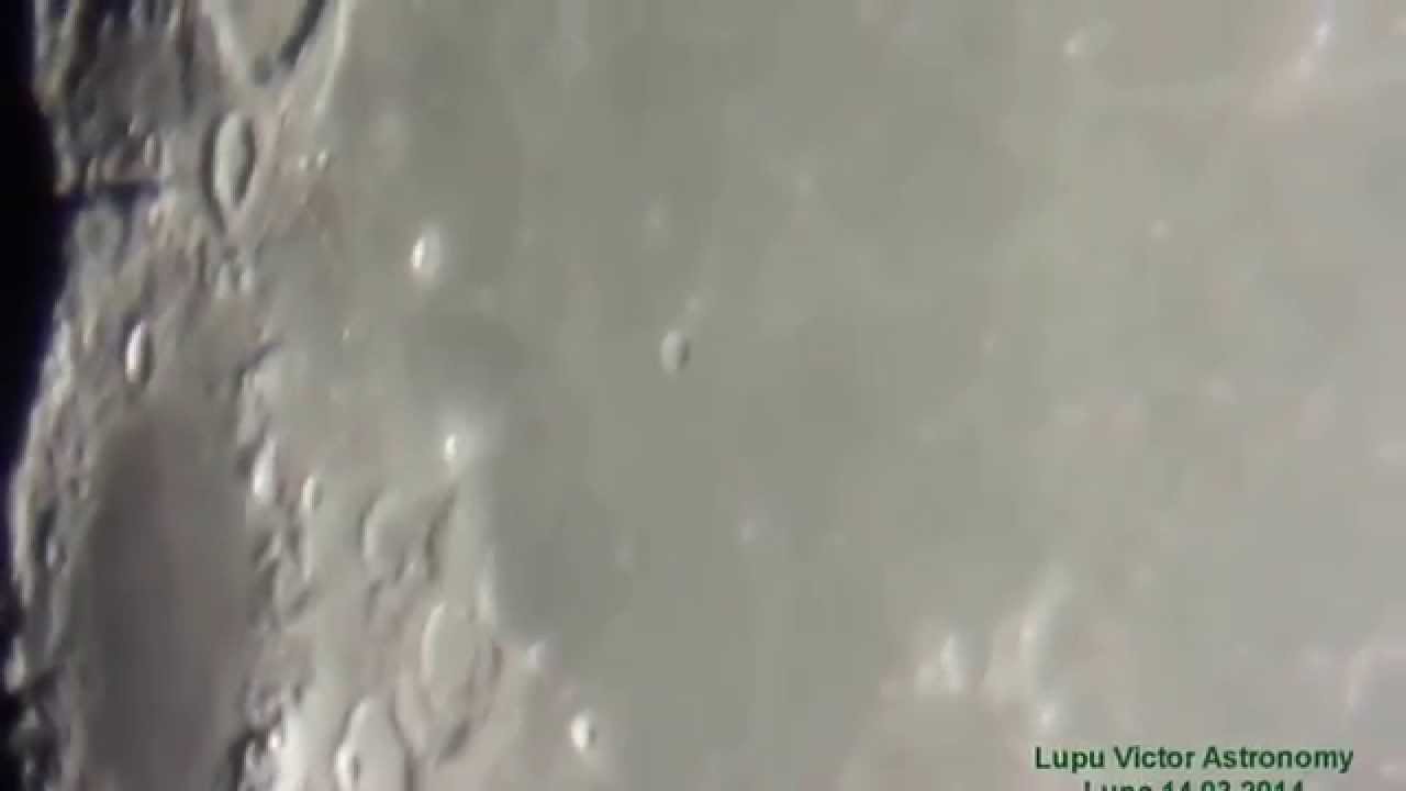 Astronomy telescope Moon craters Grimaldi in a HD video. - YouTube