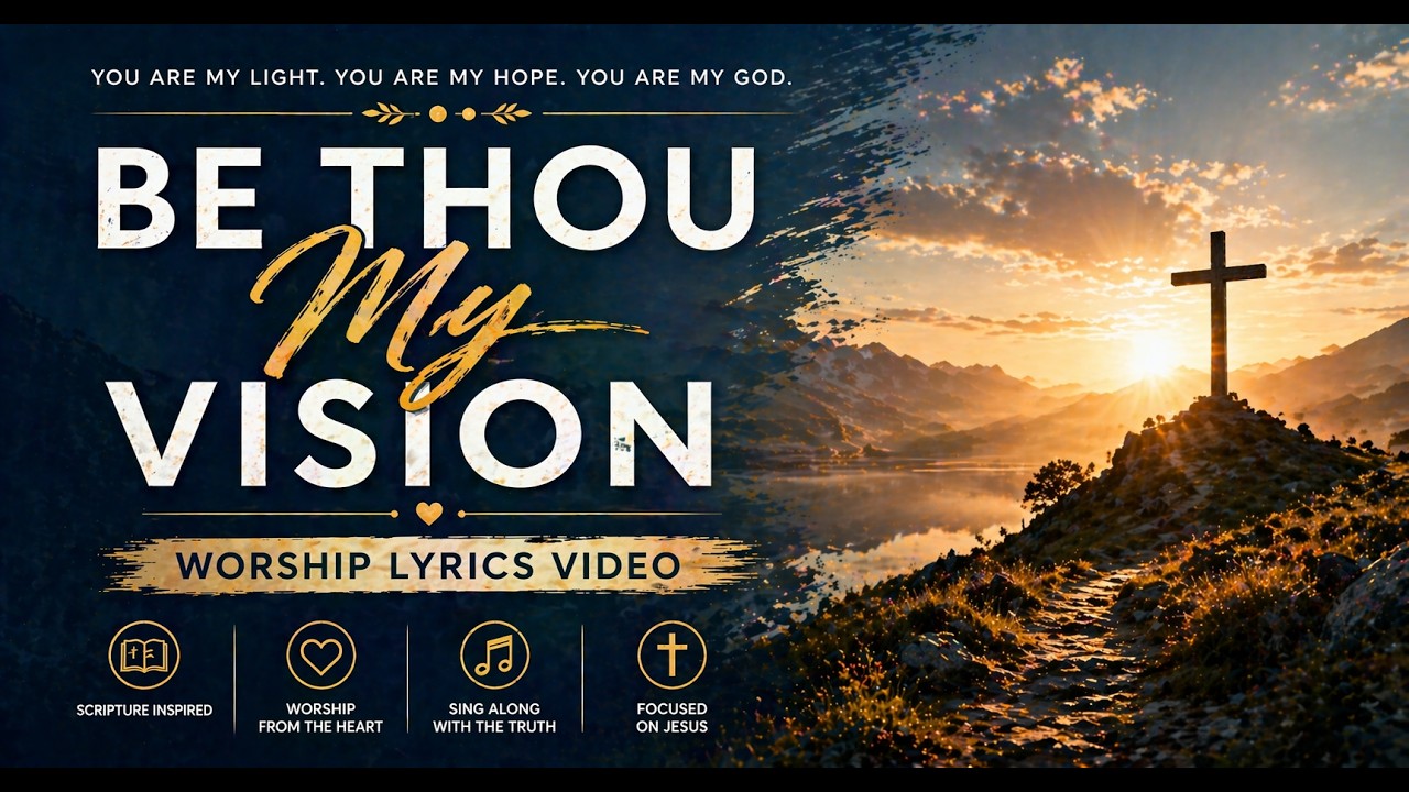 "Be Thou My Vision - Worship Lyrics Video | A Timeless Prayer of ...