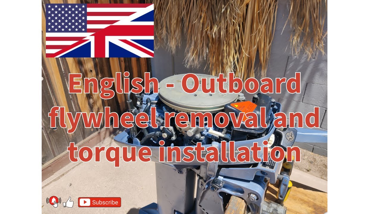 English - Outboard flywheel removal and torque installation - YouTube
