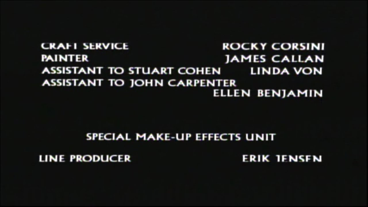 The Thing (1982) End Credits (TCM 2024) - YouTube