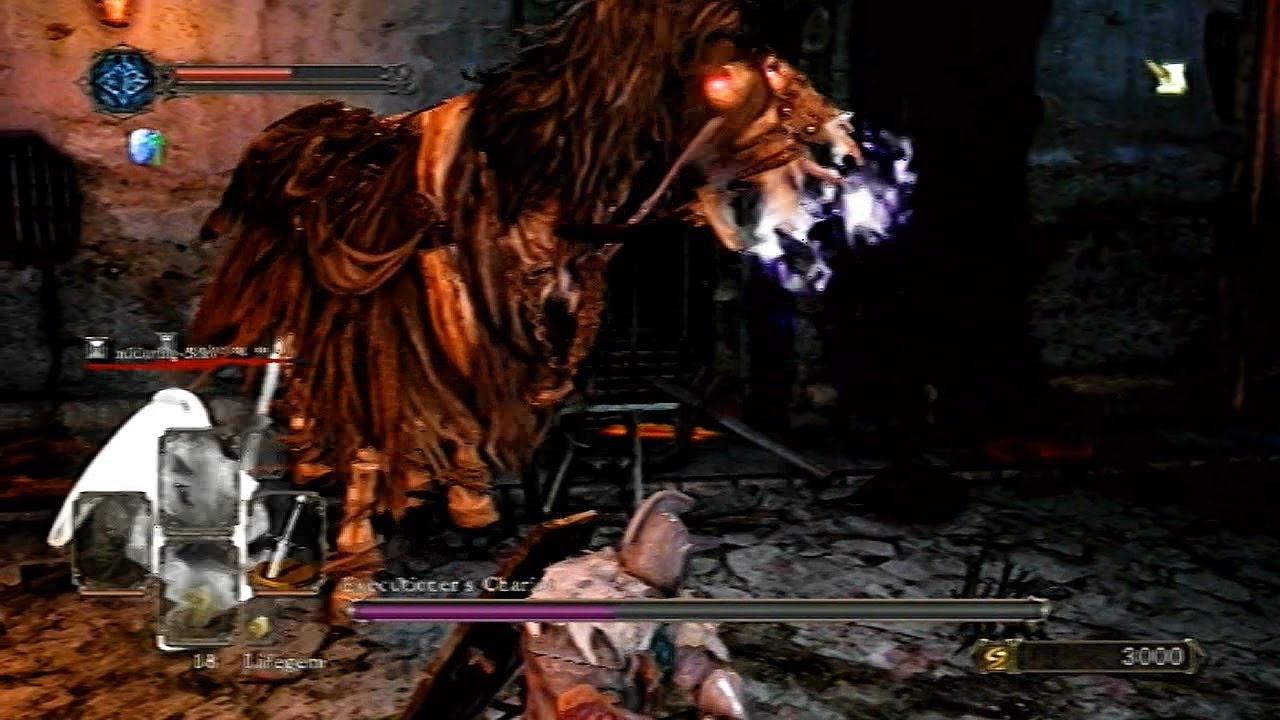 Dark Souls 2 Beta - Gameplay Warrior - Boss Executioner's Chariot Coop ...