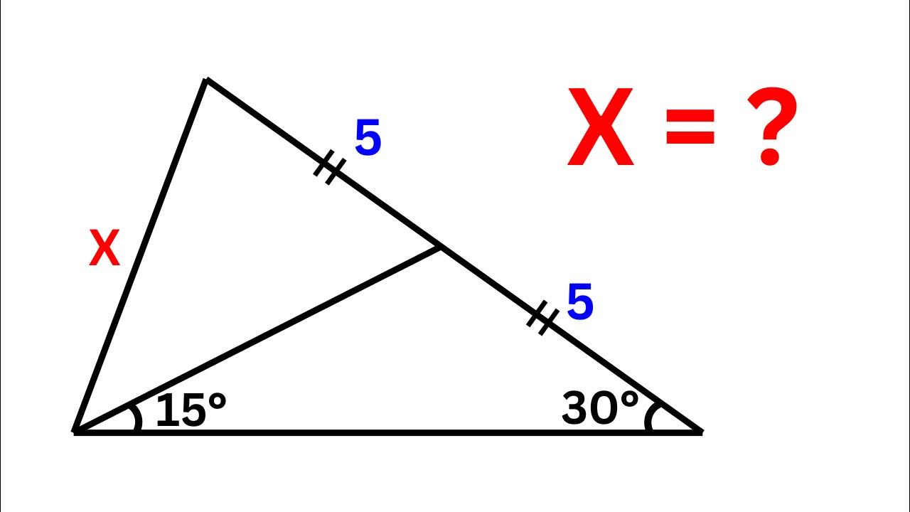 A Very Nice Geometry Challenge | Maths Olympiad | 2 Different Methods to Solve - YouTube