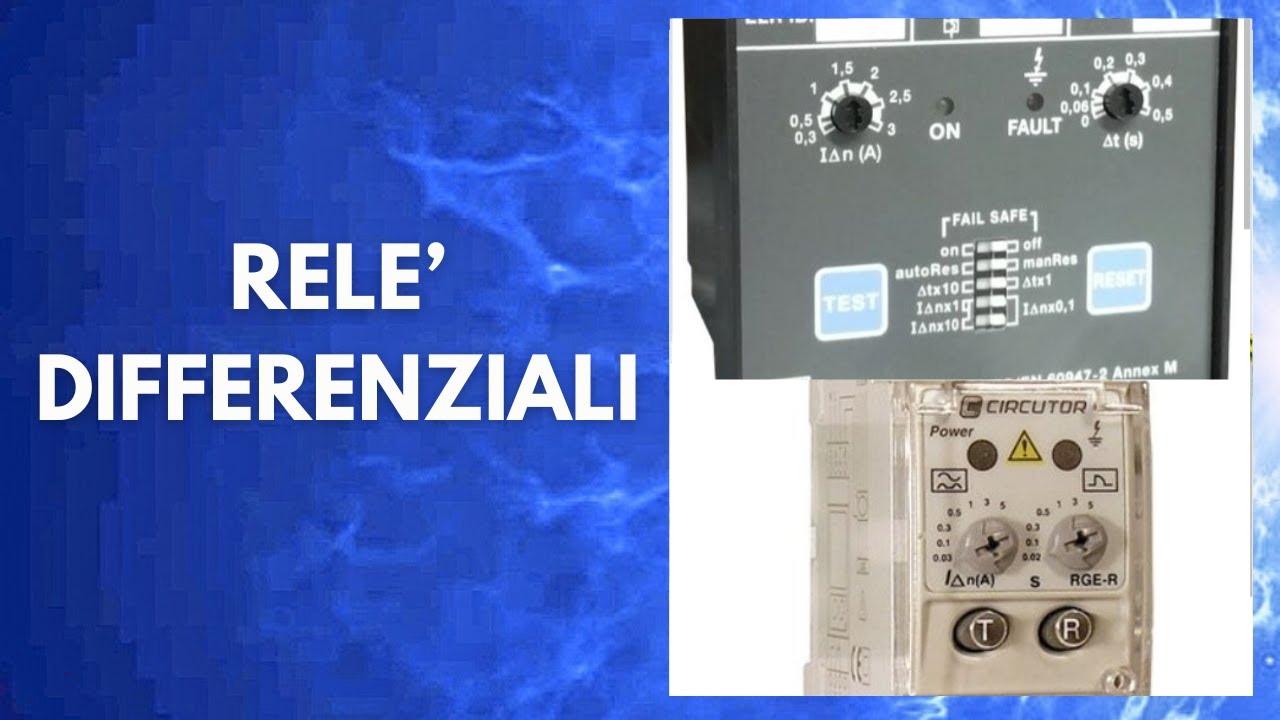 Relè differenziali - YouTube