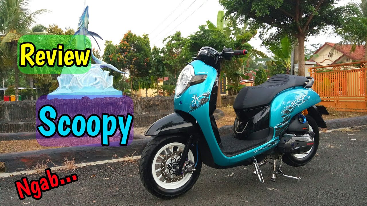 Review Modif Scoopy Simpel Biru Toska - YouTube