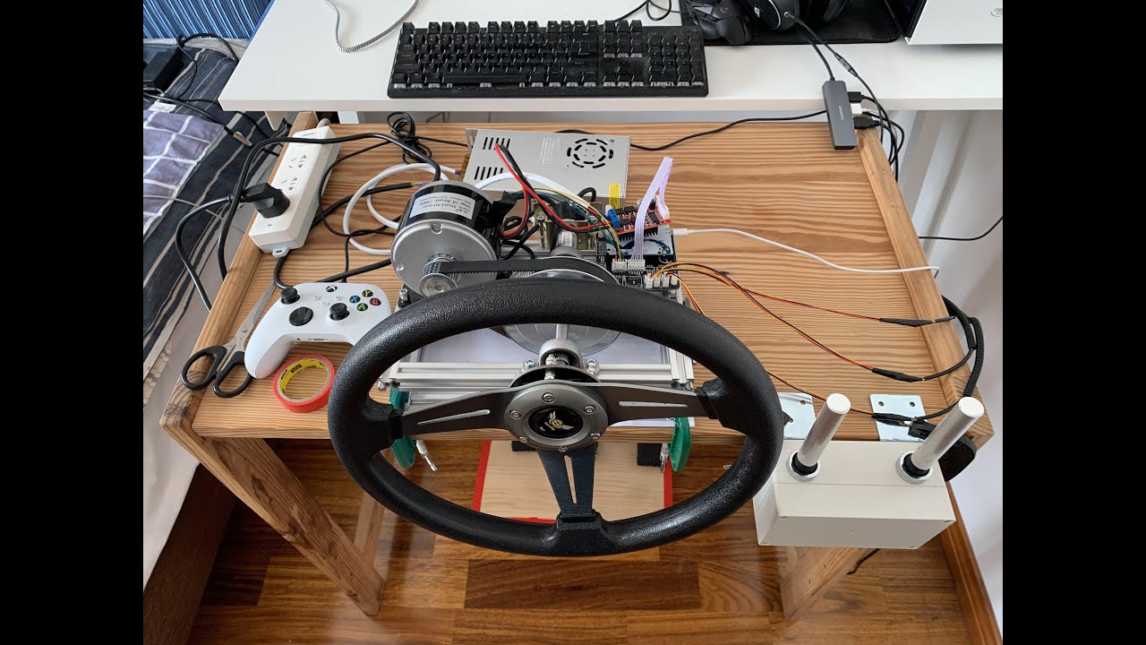 I made myself a simulator for simracing games! - YouTube