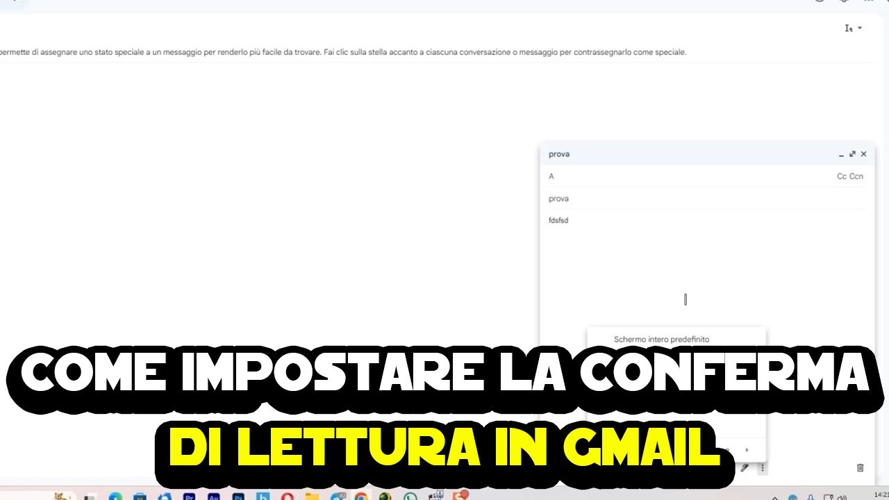 Come impostare la conferma di lettura su Gmail - YouTube