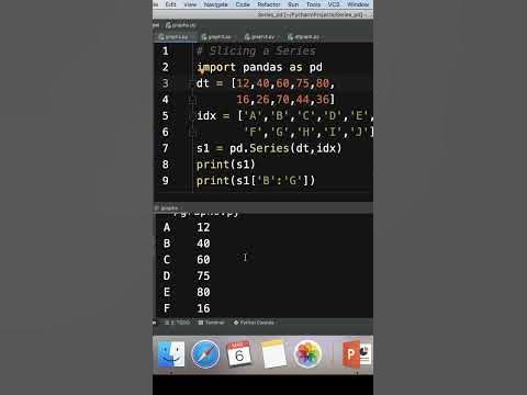 CBSE Class 12 Informatic Practices,1 Minute Revision, pandas, Slicing ...