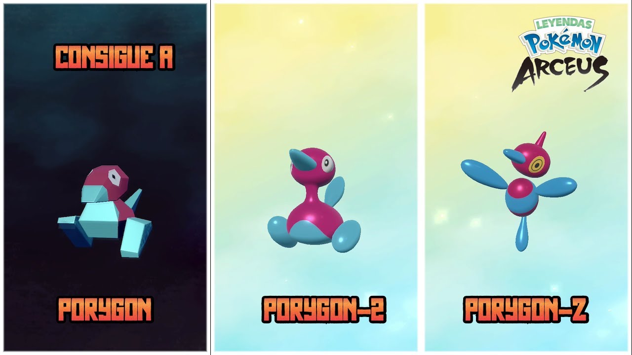 Como Conseguir A PORYGON, PORYGON 2 Y PORYGON Z En Leyendas Pokemon ...
