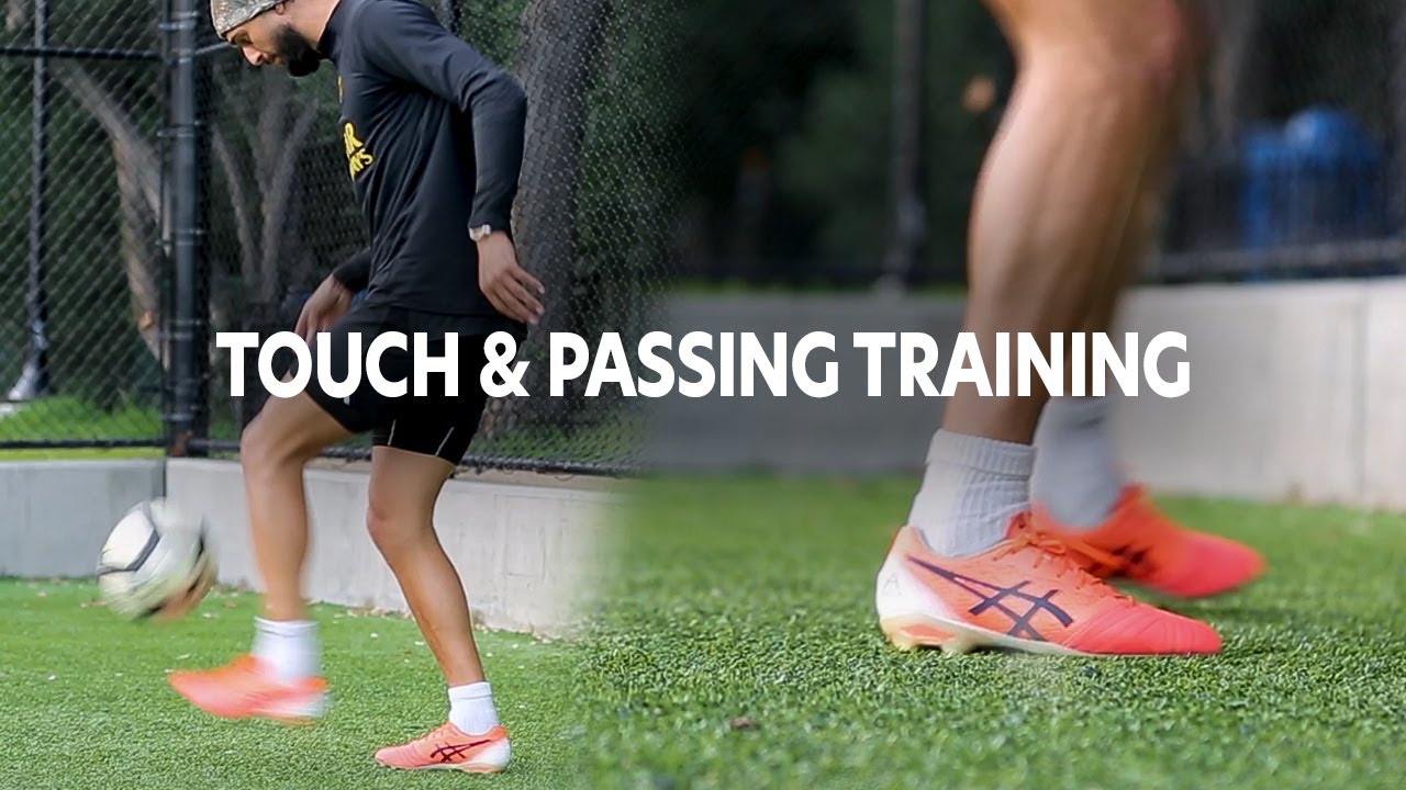 Touch & Passing Training in Asics Ultrezza Ai - YouTube