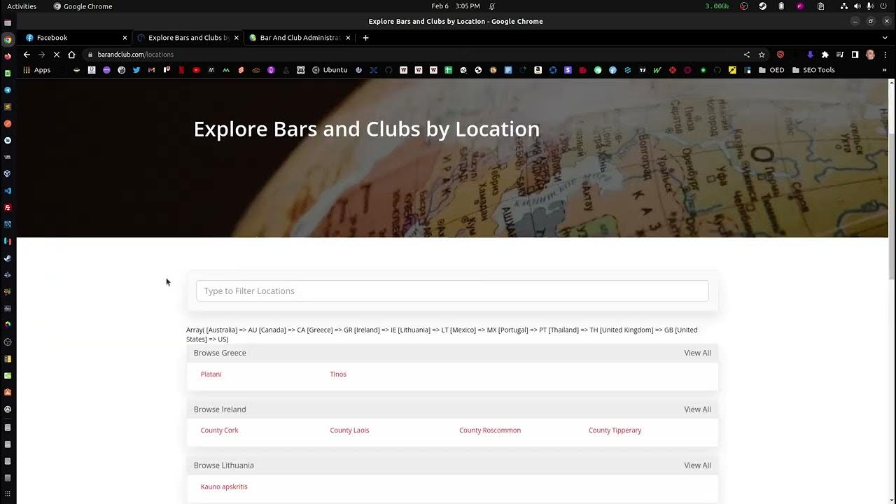 Modifying the Country Position in the Location Page - Customizing ...