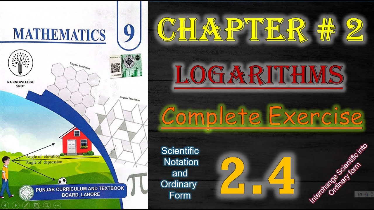 Class 9th New Book of Mathematics Chapter no 2 Exercise no 2.4 - YouTube