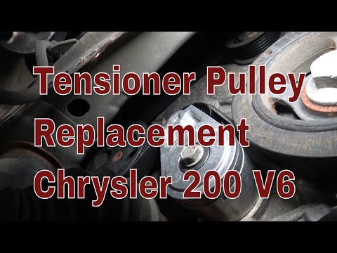 How To Change The Tensioner / Idler Pulley ON Chrysler 200