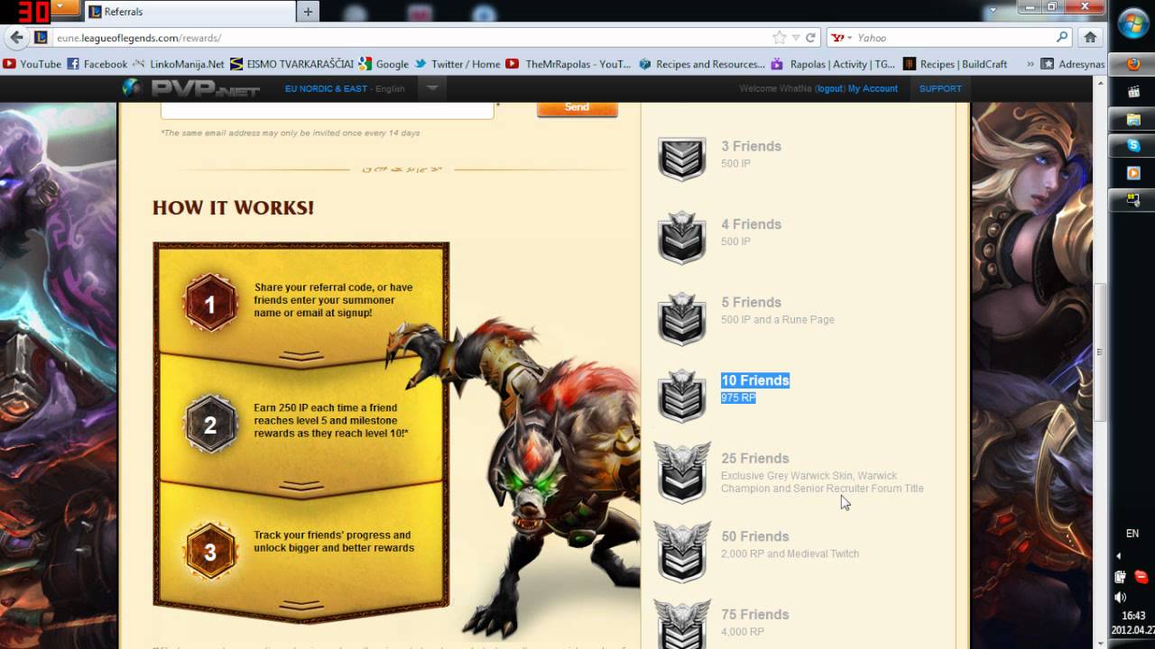 How to get easy IP and RP in League of Legends - 2012.04 - YouTube