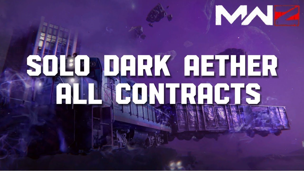 MW3 Zombies - 'SOLO' Dark Aether Rift all Contracts First Attempt (No ...