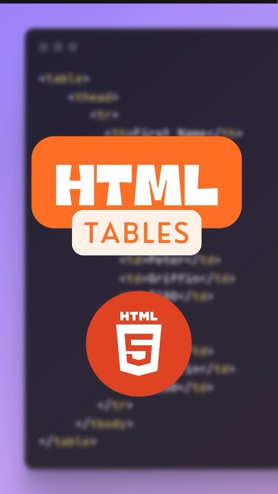 Learn Html Tables Html Htmltable Learnhtml Css Beginner Viral Short Youtube