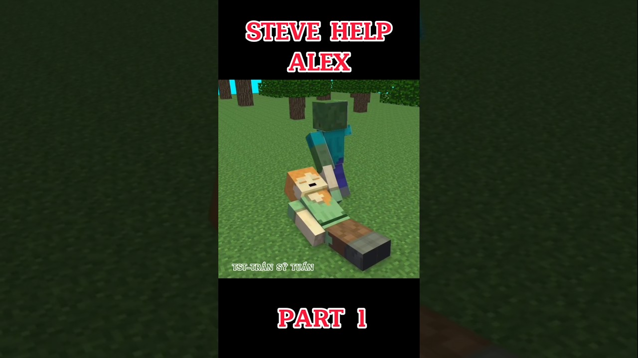 STEVE HELP ALEX😯(1)#shorts#minecraft - YouTube