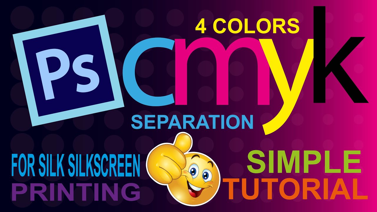 Simple CMYK Separation tutorial - YouTube