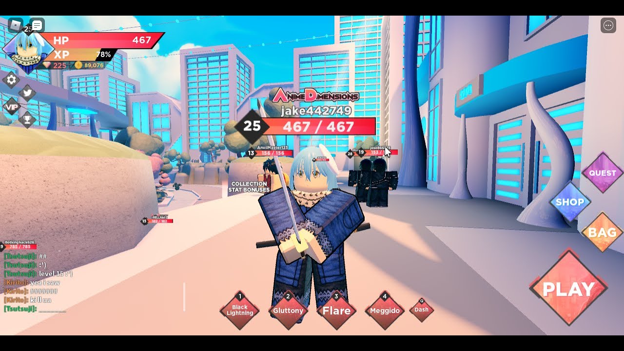 Full Showcase of "Ramura" In Anime Dimensions Roblox - YouTube