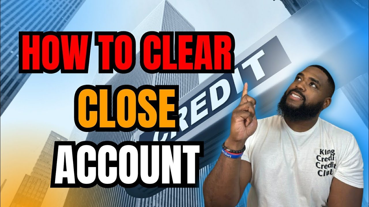 how to clear a closed account - YouTube