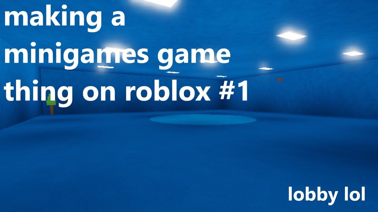 Making A Minigames Game #1 - lobby lol - YouTube