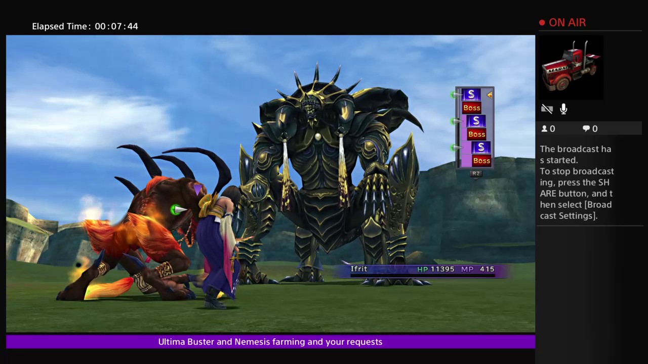 FFX Nemesis farming and your requests - YouTube
