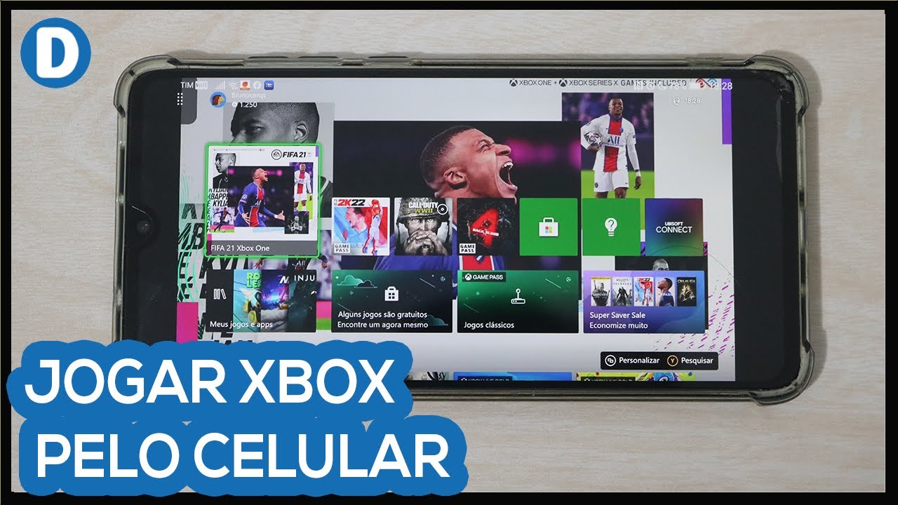 Como jogar XBOX ONE/SERIES-s pelo CELULAR usando o CELULAR como MONITOR ...