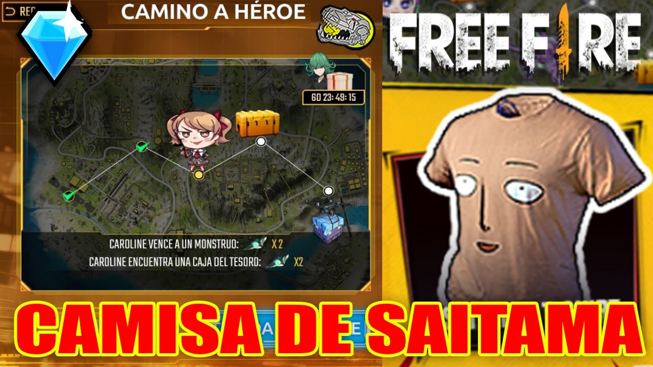 Consigue GRATIS la camisa de SAITAMA en el Nuevo Evento *CAMINO A HEROE ...