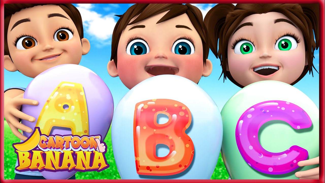ABC Song with Balloons and Animals and more baby song and Nursery ...