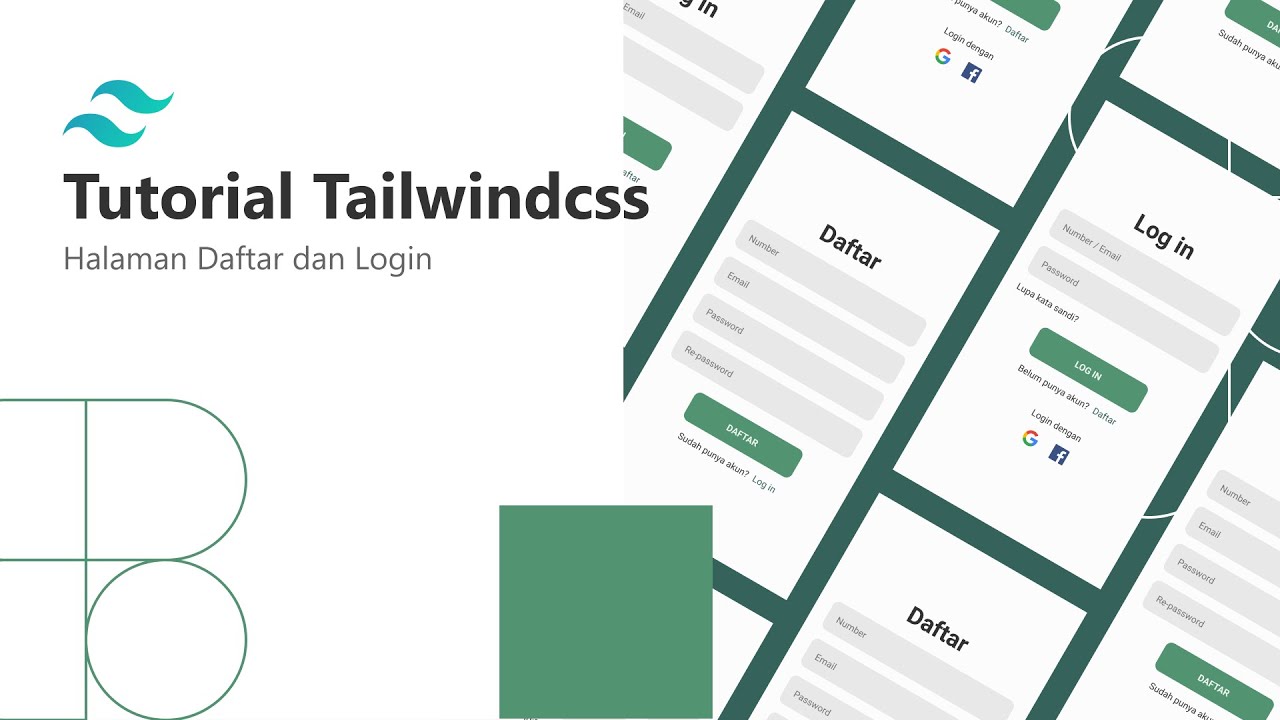 Tutorial Tailwind Css Login And Signup Youtube 3124