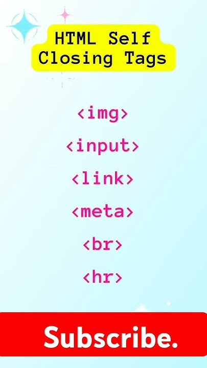 Html empty tags & self closing tags #coding #css #html #olevel #shorts #python #programming ...