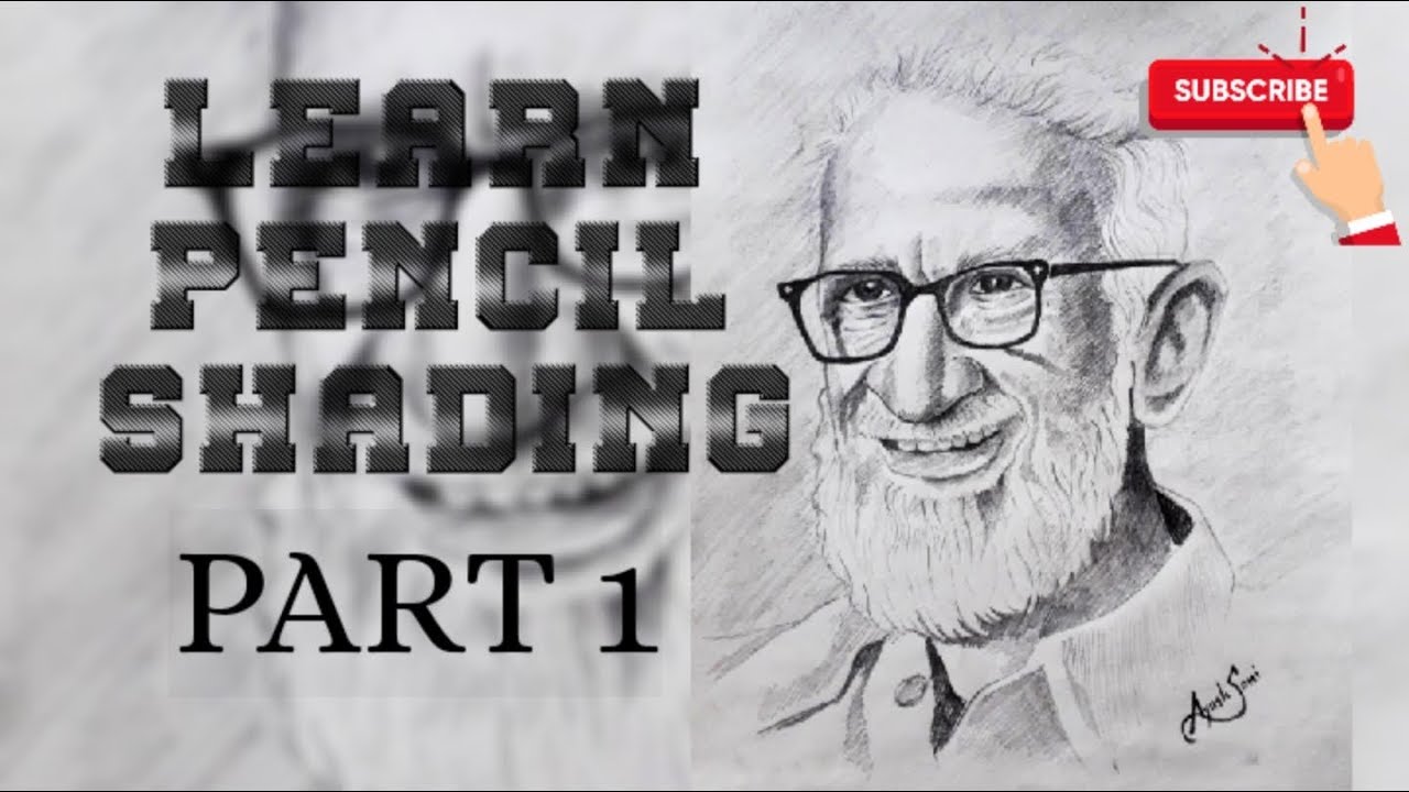 LEARN PENCIL SHADING (PART-1) "Hatching" Drawing Dr.Salim Ali (Bird Man ...