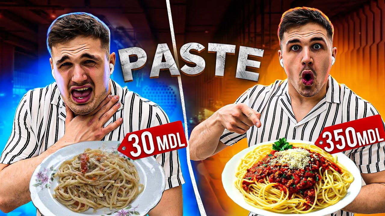 CELE MAI ORIBILE VS CELE MAI DELICIOASE PASTE DIN MOLDOVA - YouTube