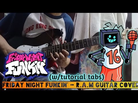 Friday Night Funkin' - R.A.M GUITAR COVER/DUB (w/tutorial tabs) Hex Mod ...