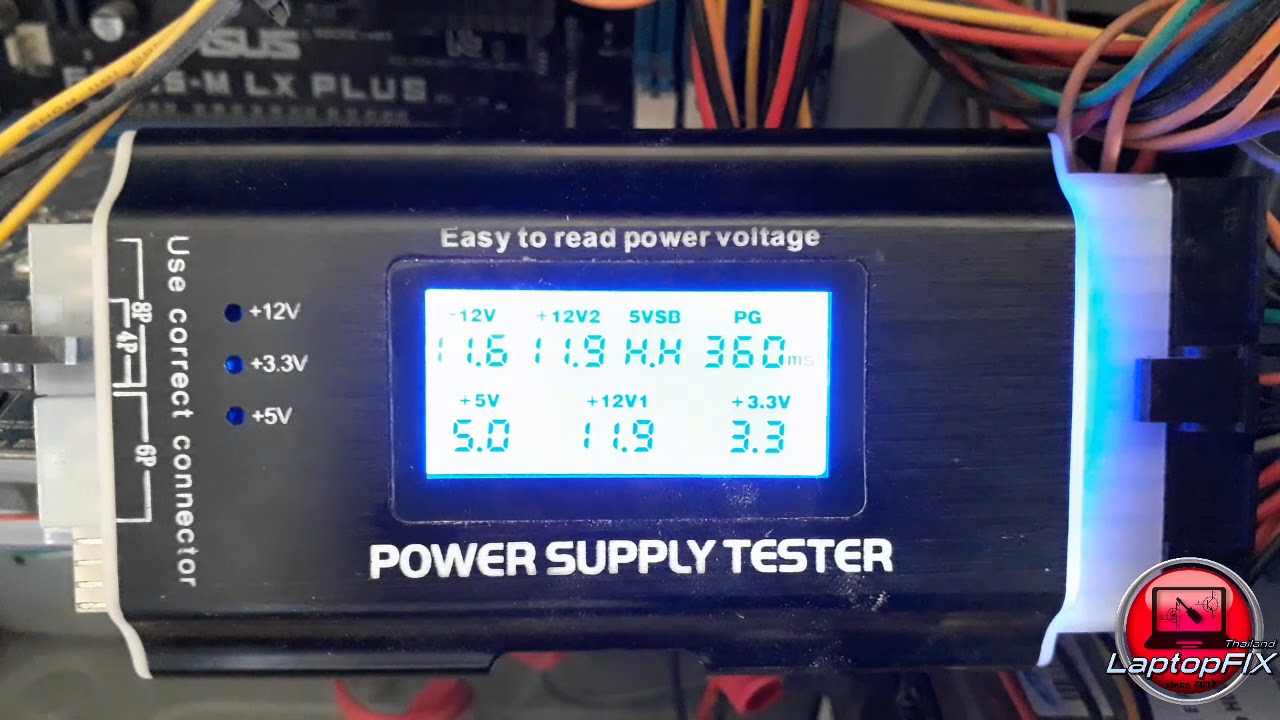 Power Supply Tester เครื่องมือช่วยในงานซ่อมเมนบอร์ด - YouTube