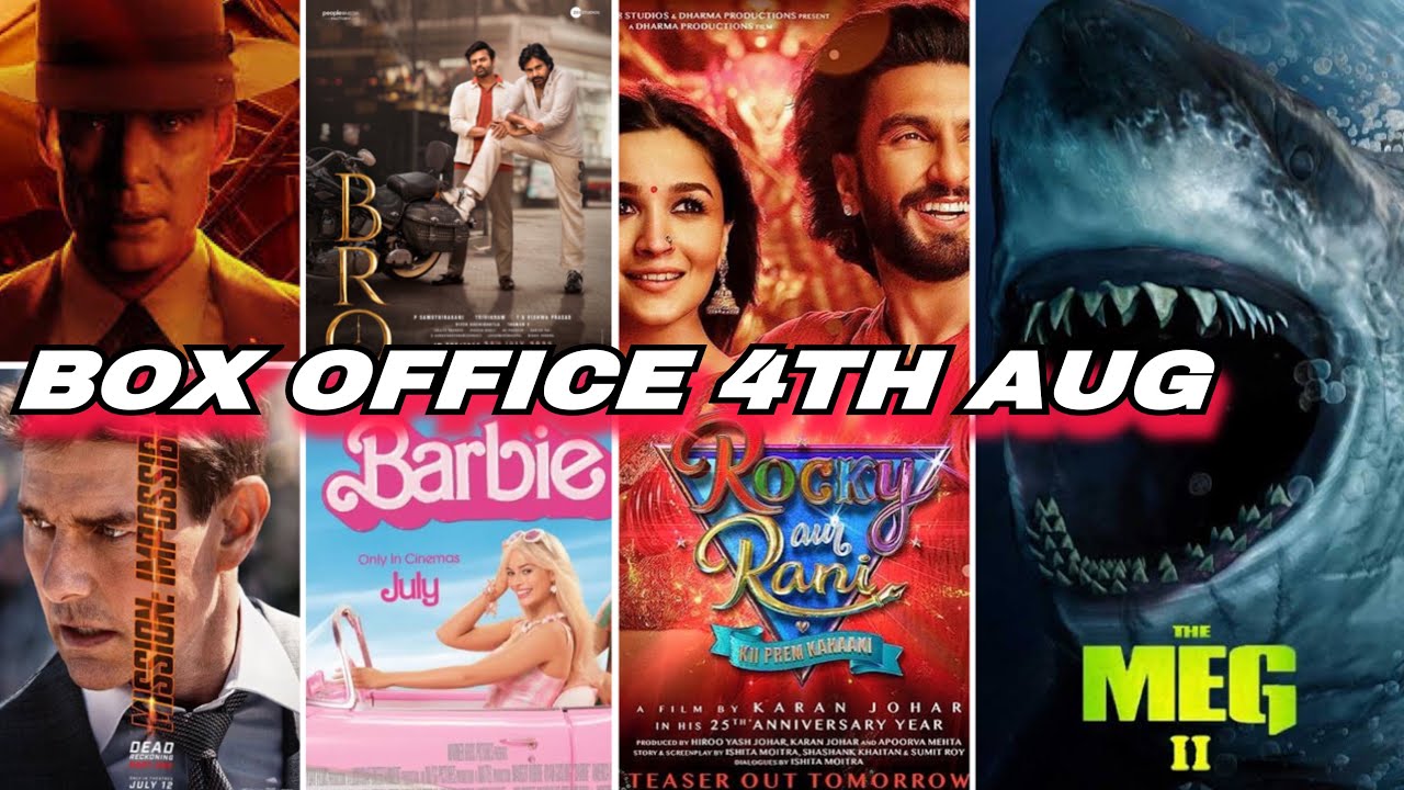 Meg 2 box office collection, Rocky aur rani kii prem kahaani day 8, Bro ...
