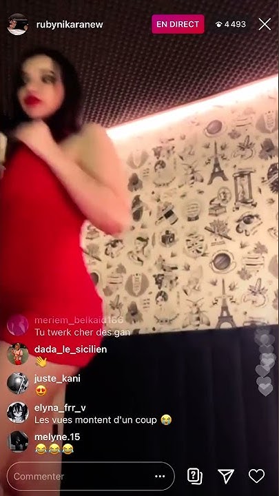 Ruby Nikara montre ses seins et twerk - YouTube