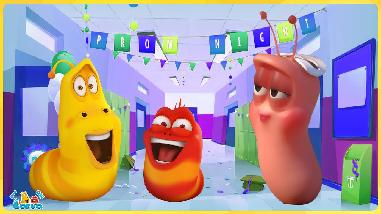 LARVA'S FIRST DAY BACK TO SCHOOL THE BEST CARTOONS FOR KIDS LARVA ...
