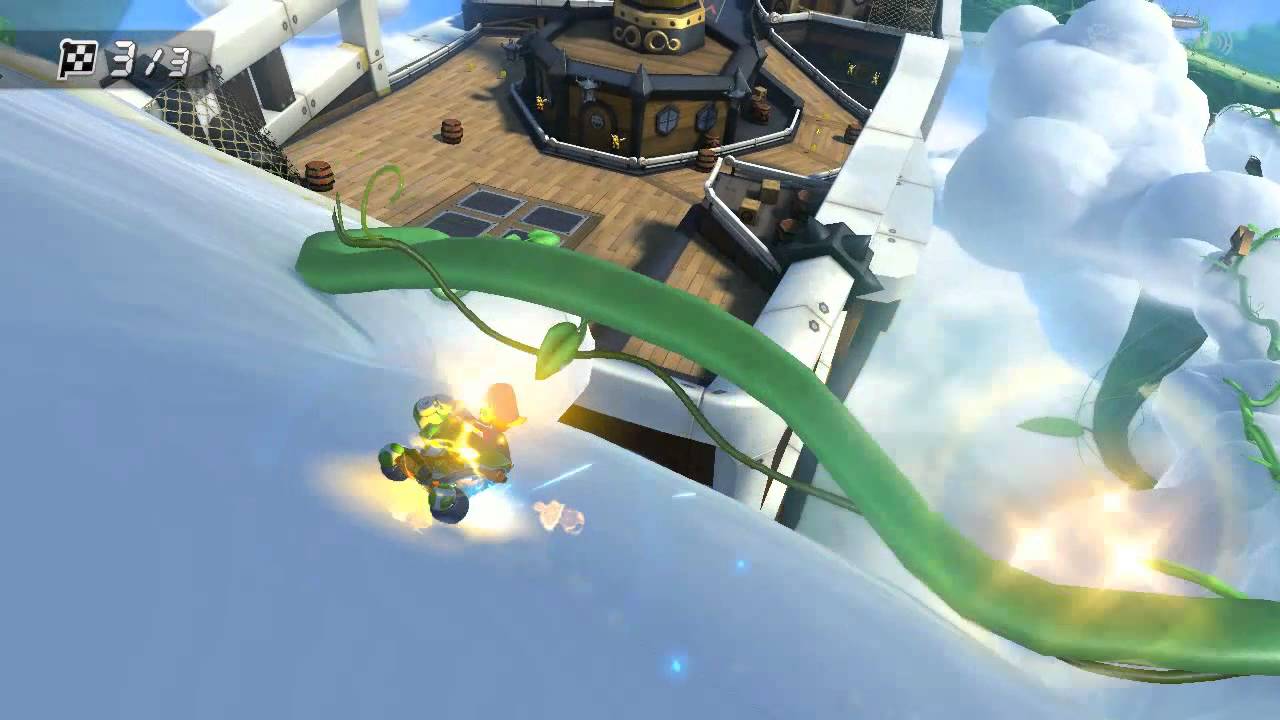 Wii U - Mario Kart 8 - Cloudtop Cruise - YouTube
