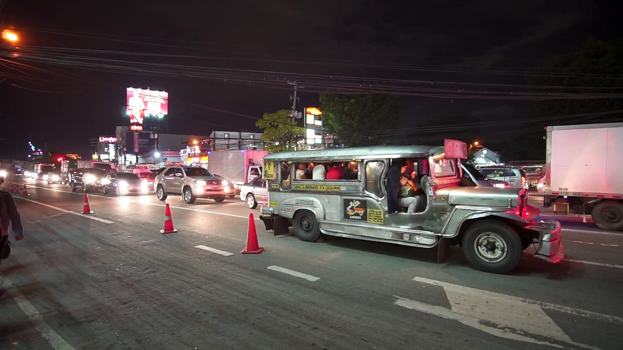 Philippines, Quezon City, Night Walk in Eeastwood - YouTube