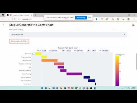 Demo: A Simple Project Planning App Created Using Streamlit - YouTube