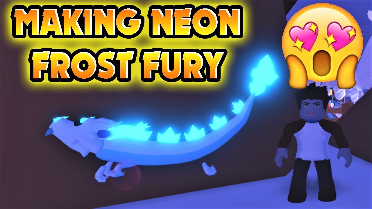 MAKING NEON FROST FURY (MEGA COOL) Roblox Adopt Me - YouTube